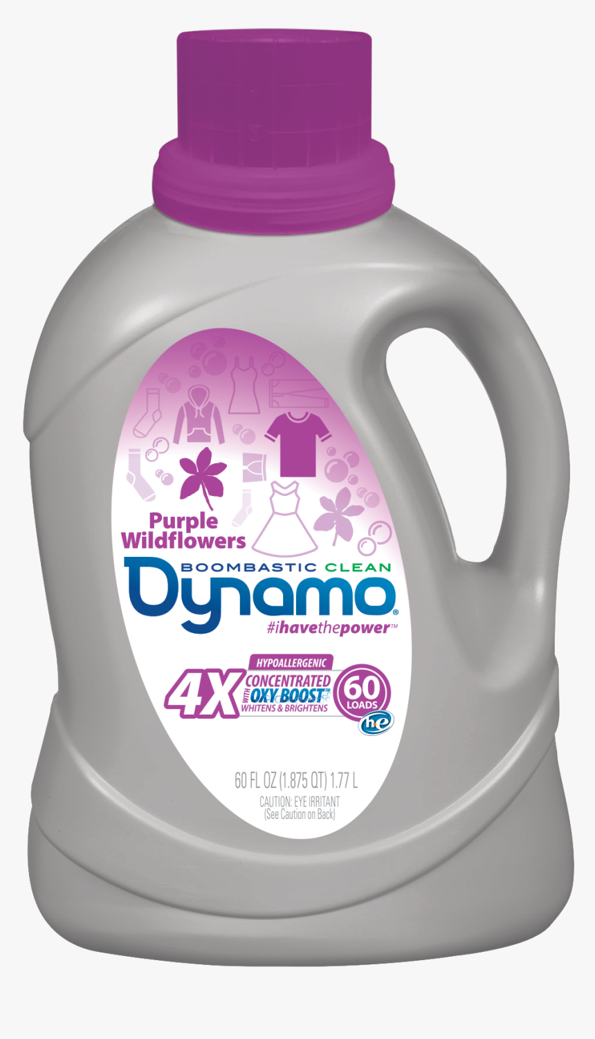 Dynamo 2x Liquid Laundry Detergent 60 Oz, HD Png Download , Transparent ...