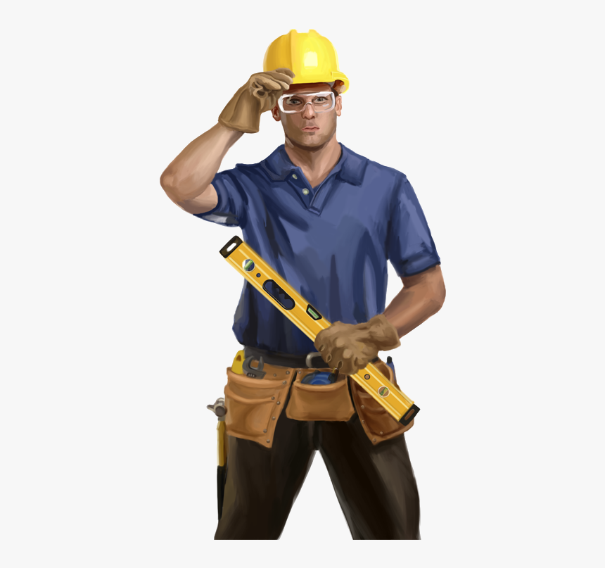 Handyman - Worker On Site Png, Transparent Png , Transparent Png Image ...