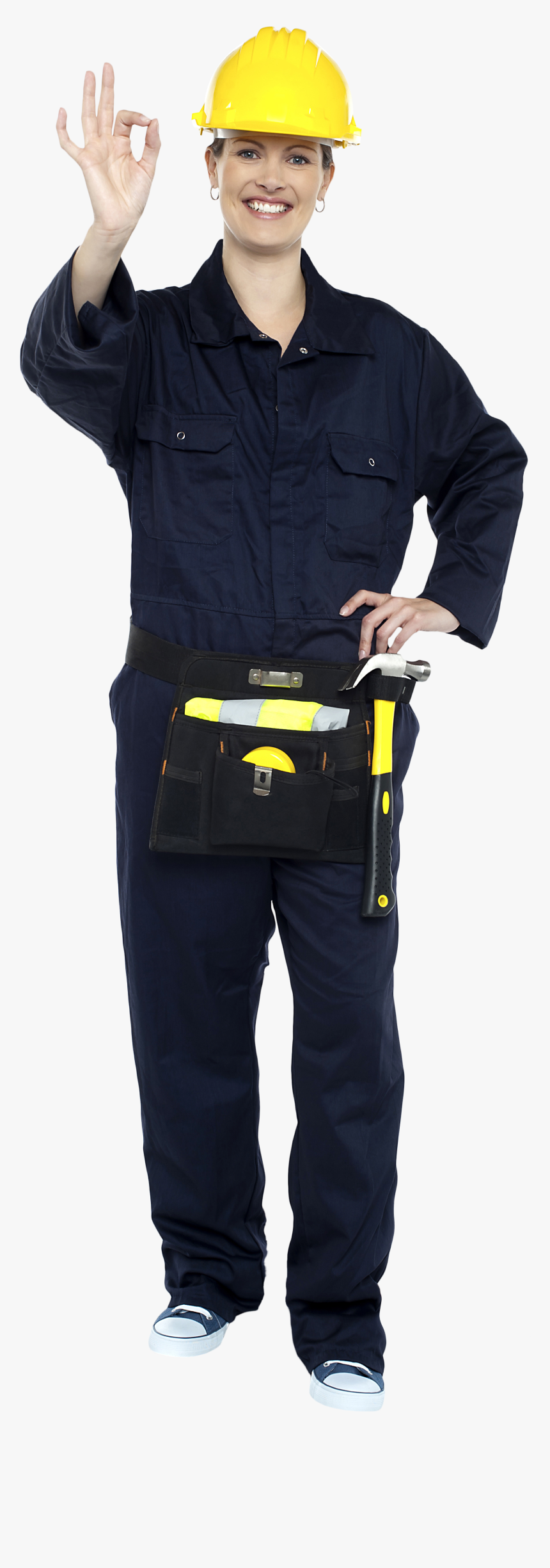 Women Worker Png Image - Transparent Construction Worker Png, Png ...