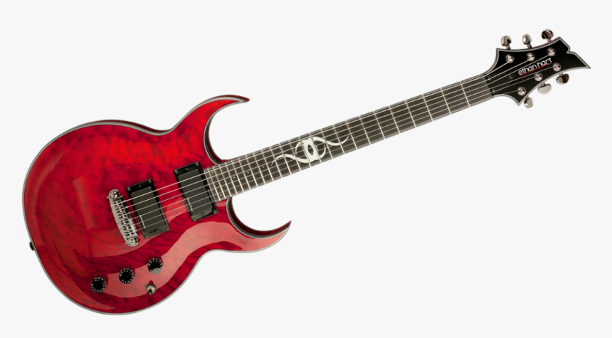 Acoustic Electric Guitar - Red Electric Guitar Png, Transparent Png ...