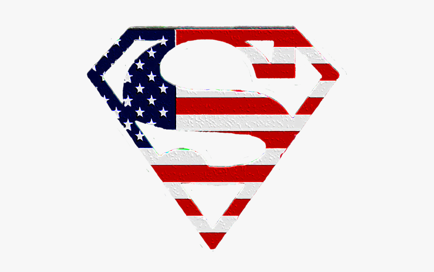 American Flag Superman Logo, HD Png Download , Transparent Png Image ...