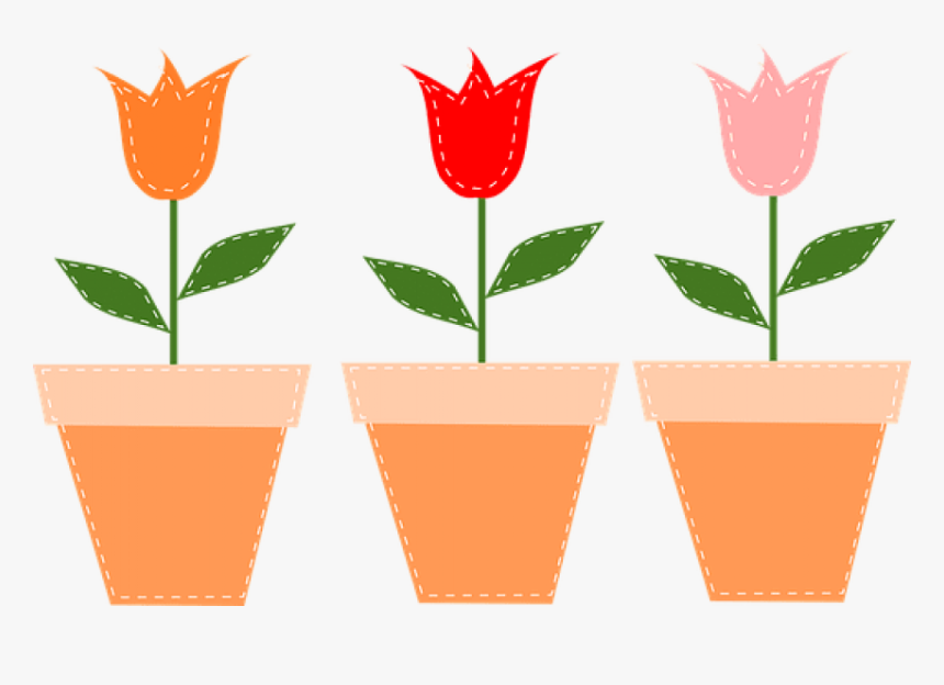Free Png Download Flower Pots Pots Tulips Flowers Pot - Flower Pot Png ...