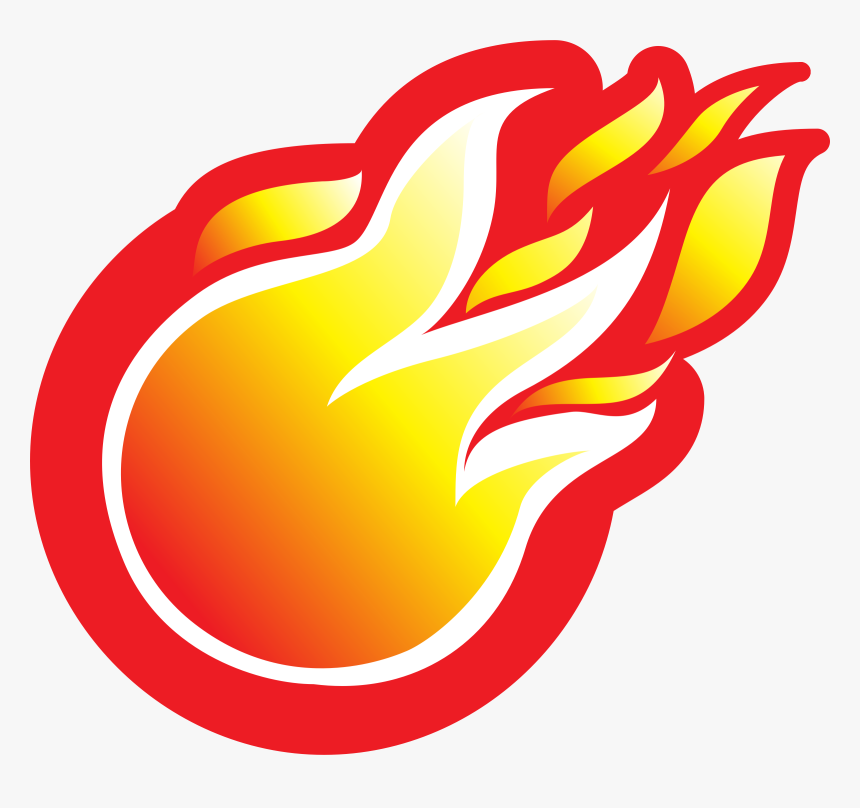Transparent Emoji Fire Png - Clip Art Fire Ball, Png Download ...