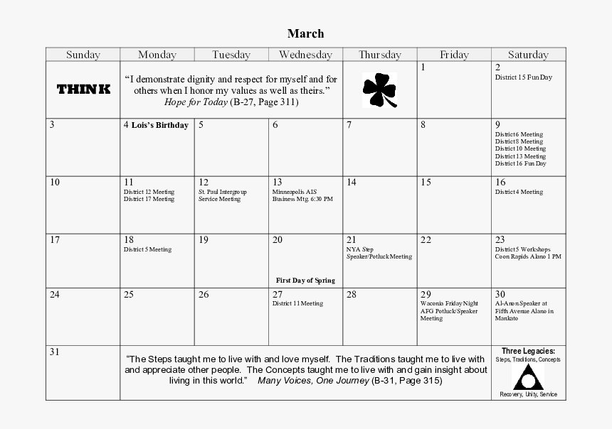 March Calendar Png, Transparent Png , Transparent Png Image - PNGitem