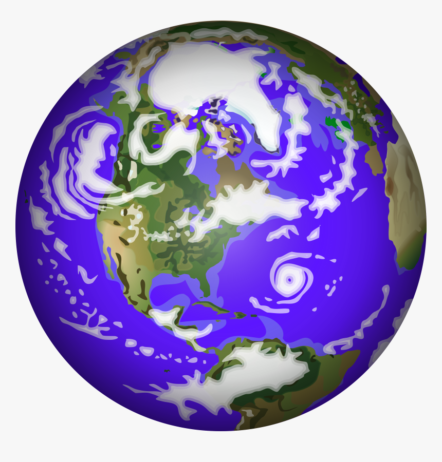 Purple,globe,planet - Free Earth Clipart, HD Png Download , Transparent ...