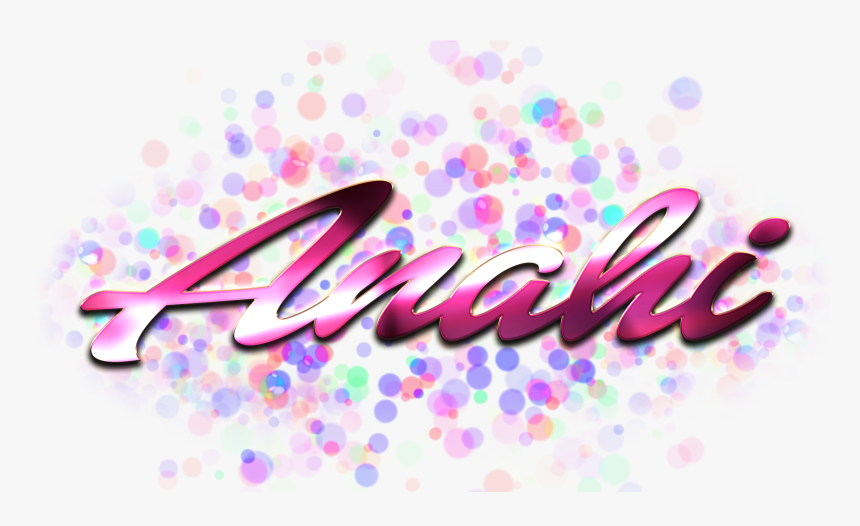 Anahi Name Logo Bokeh Png - Serena Name, Transparent Png , Transparent ...