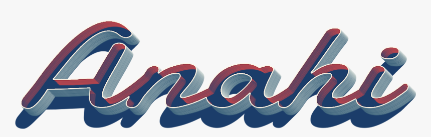 Anahi 3d Letter Png Name - Graphic Design, Transparent Png ...