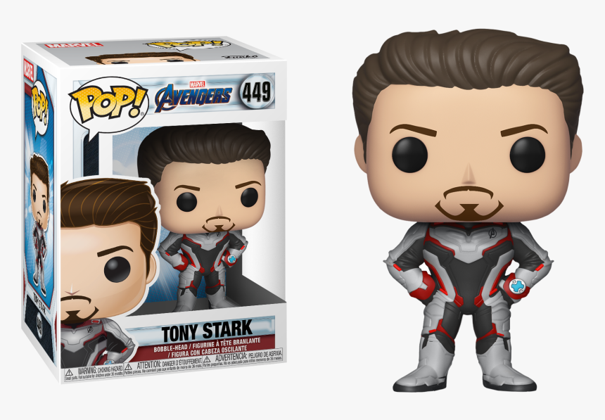 Transparent Stark Industries Png - Funko Pop Avengers Endgame Tony ...