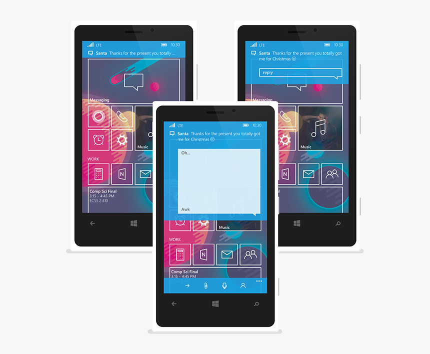 Windows 10 Mobile Layout, HD Png Download , Transparent Png Image - PNGitem