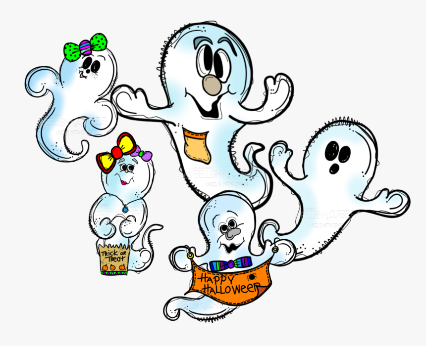 Ghost Cliparts Teachers - Funny Halloween Clipart, HD Png Download ...