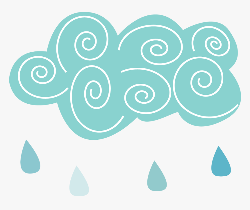 Rain Cloud Rain Clipart Cute Pencil And In Color Rain - Cloud Rain ...