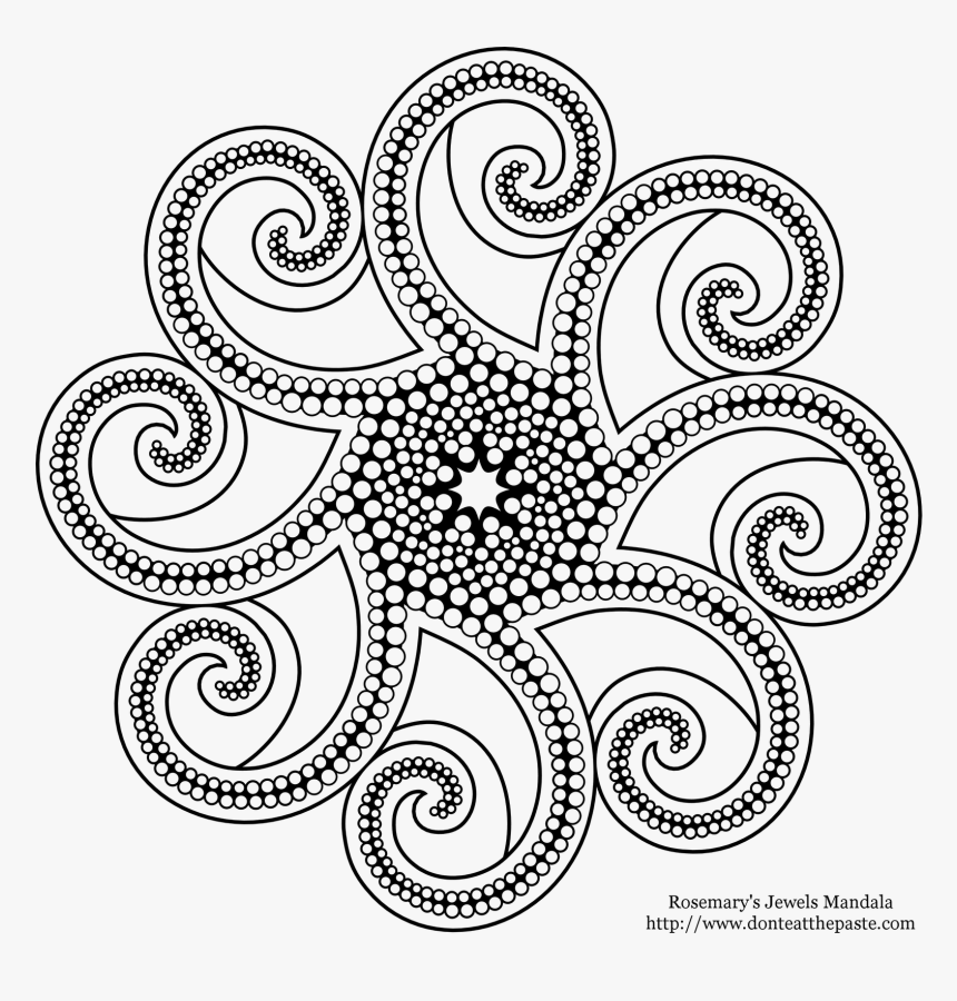 Free Printable Dot Mandala Patterns