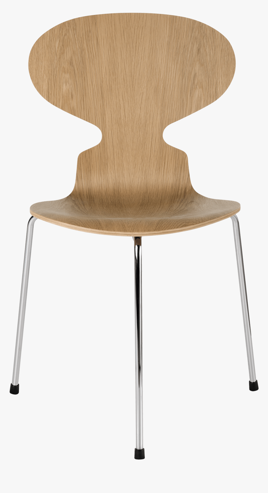 Ant Chair Arne Jacobsen Oak Veneer - Chair 3 Leg, HD Png Download ...