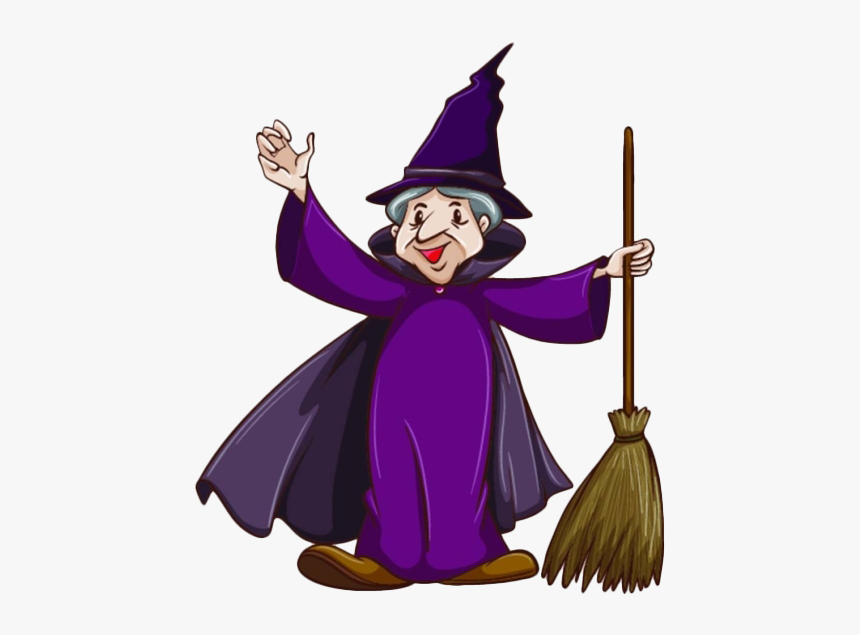Witch & Wizard Magician Witchcraft Clip Art - Witch And Wizard Drawing ...