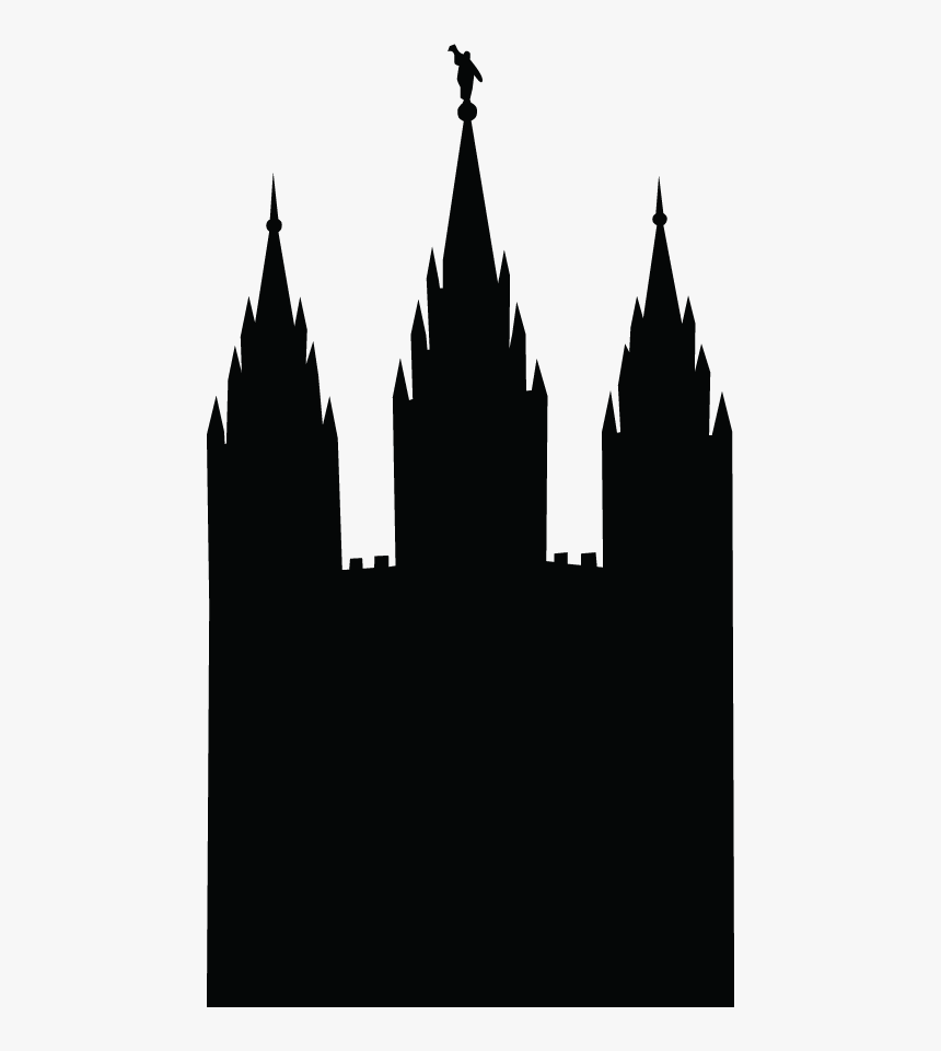 Lds Temple Png Hd - Salt Lake Temple Silhouette Clip Art, Transparent ...
