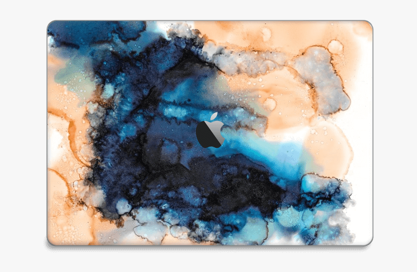 Blue & Orange Color Splash Skin Macbook Pro 15” 2016- - Watercolor ...
