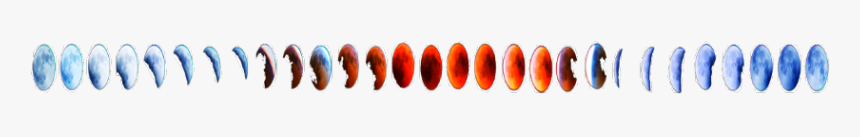 ##ftestickers #divider #line #moon #moonphases - Electric Blue, HD Png ...