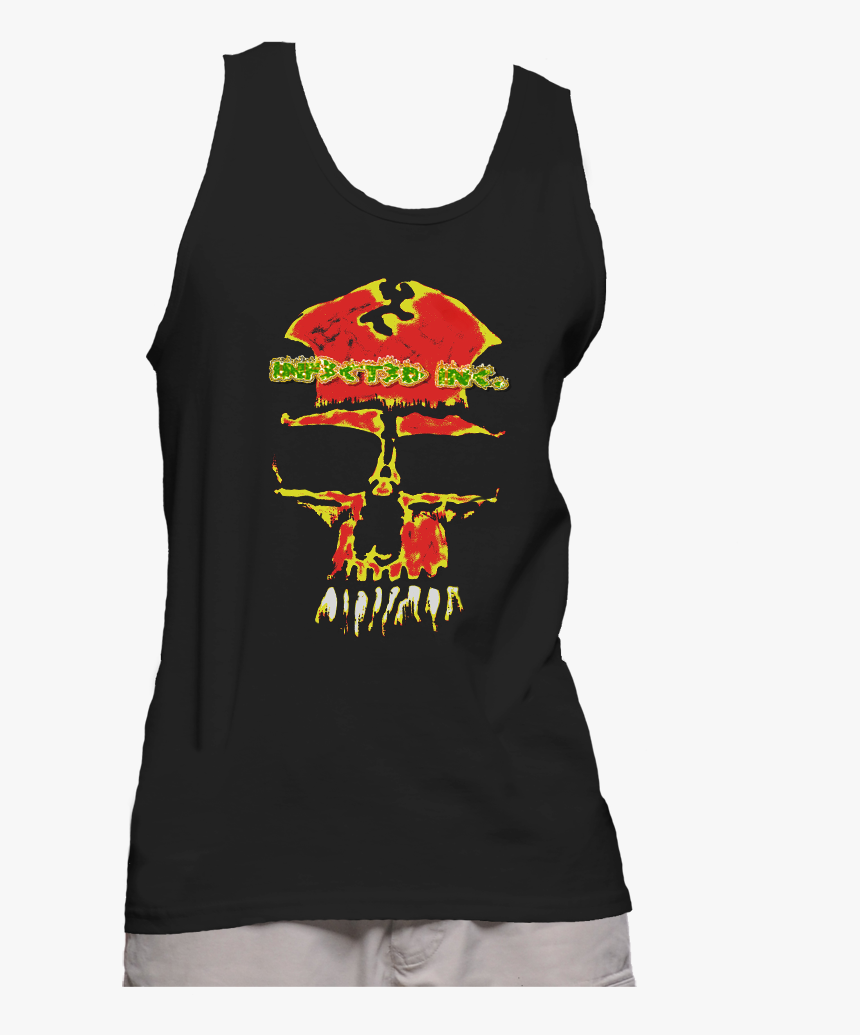Red Skull Tank Top - Active Tank, HD Png Download , Transparent Png ...