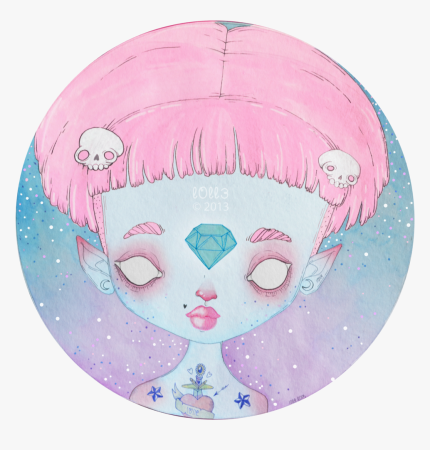 Pastel Goth Illustration , Png Download - Goth Pastels Illustration ...