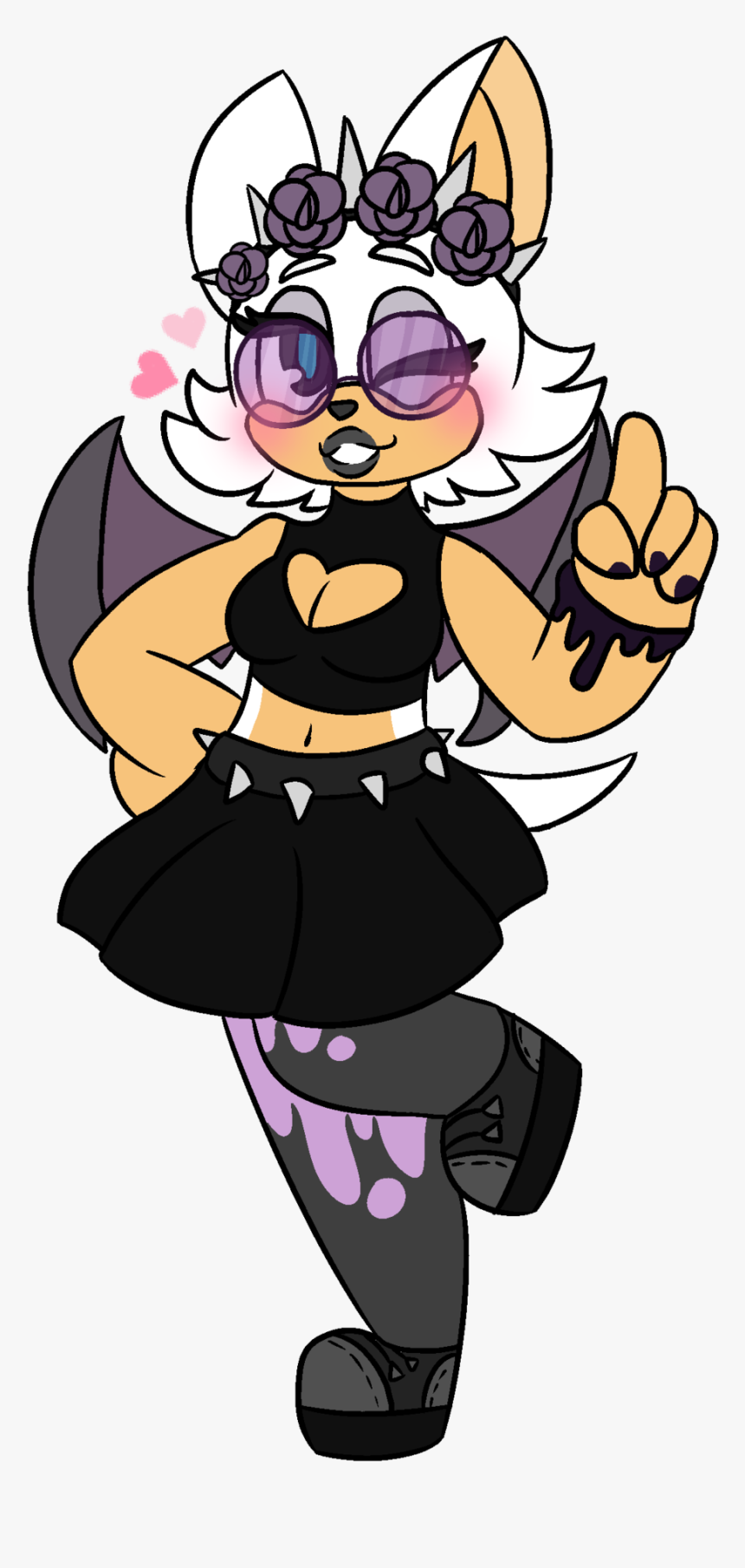 Pastel Goth Rouge - Gothic Rouge The Bat, HD Png Download , Transparent ...