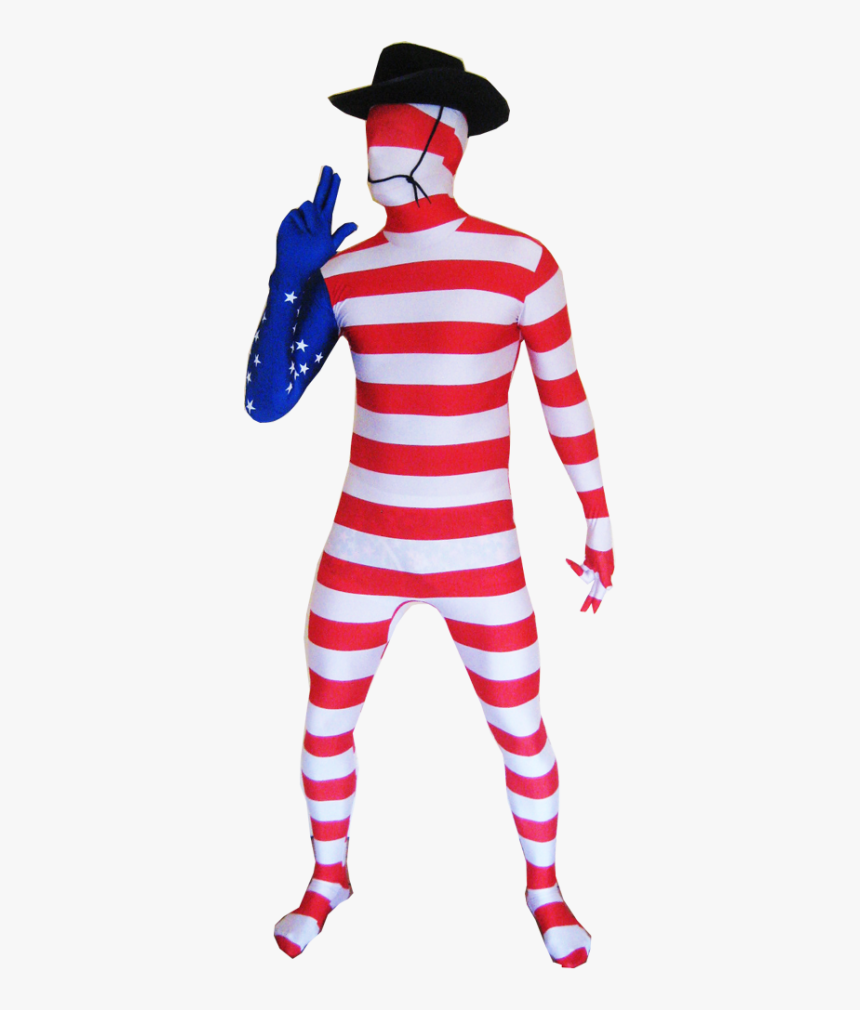 America Morphsuit - Usa Flag Morphsuits, HD Png Download , Transparent ...