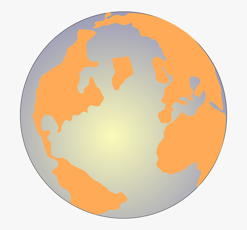 Globe Clipart Yellow - Circle, HD Png Download , Transparent Png Image ...