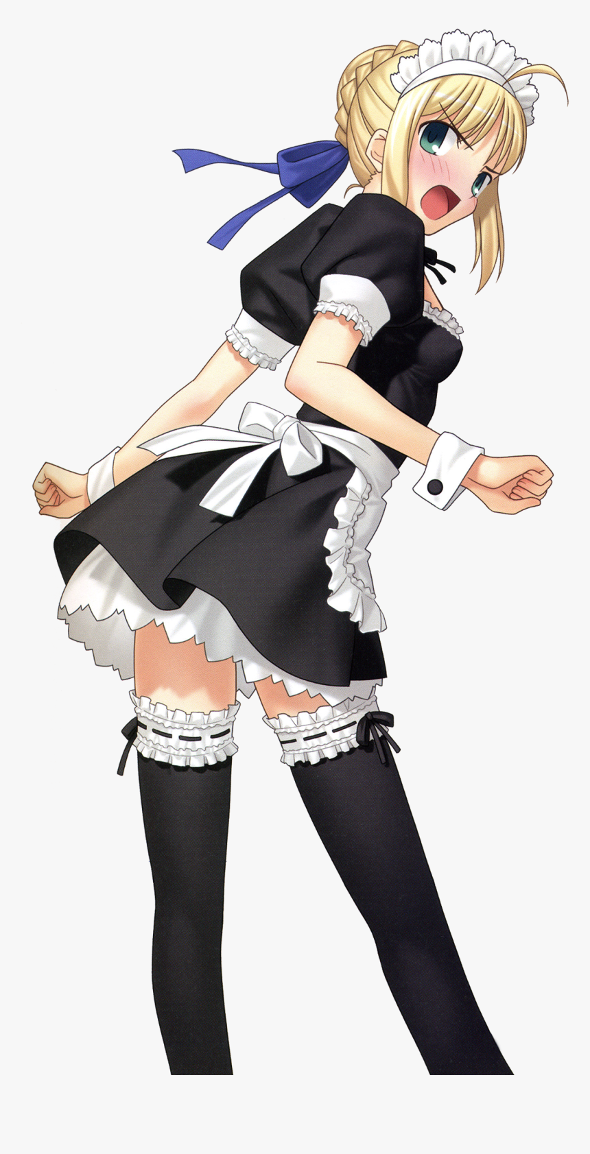 Fate Hollow Ataraxia Saber Alter Maid, HD Png Download , Transparent ...