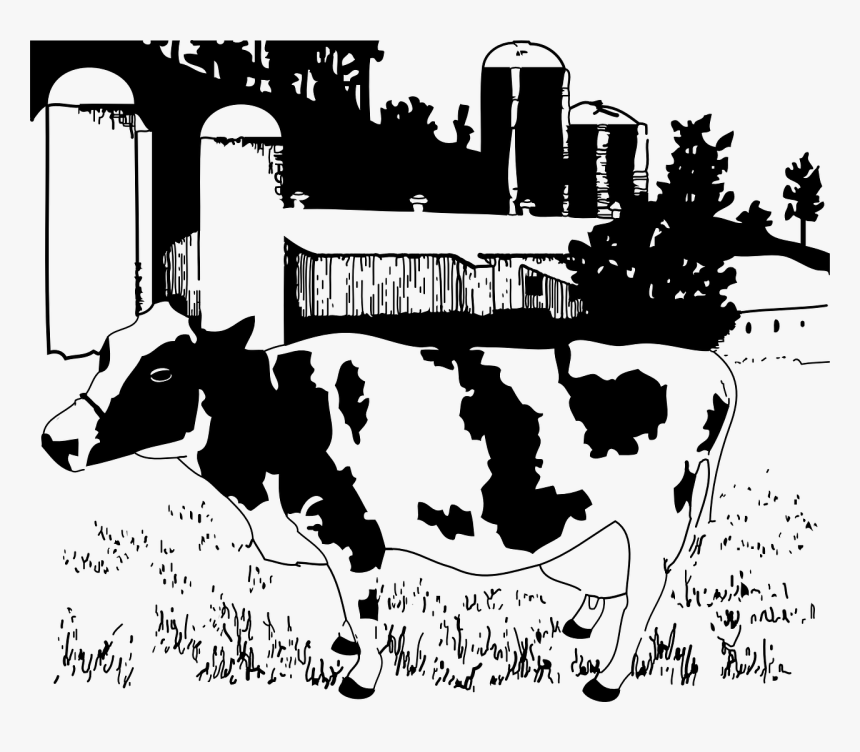 Cow Farm Clip Art, HD Png Download , Transparent Png Image - PNGitem
