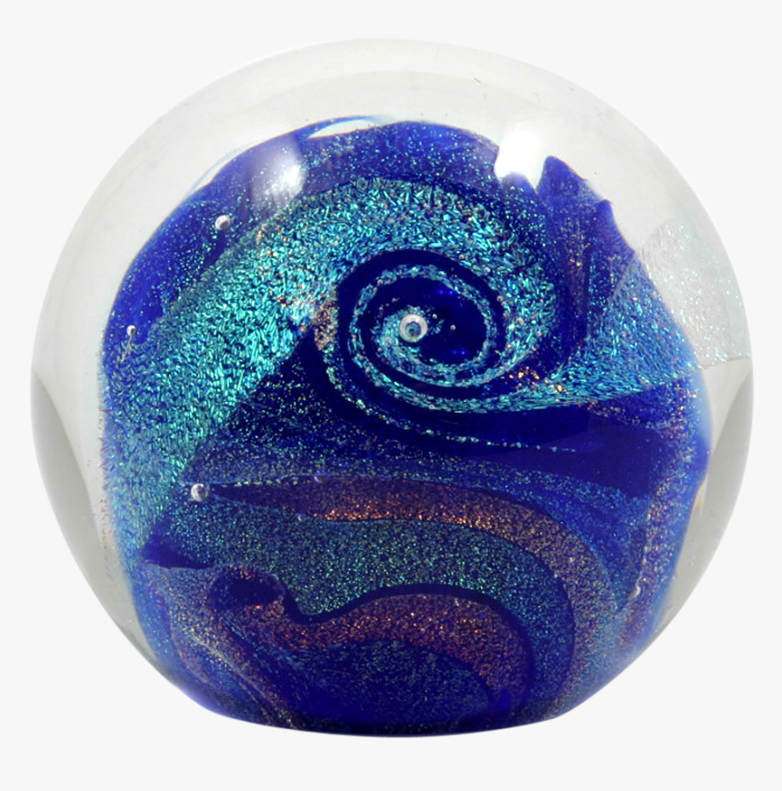 Glass Eye Studio Celestial Paperweight Northern Lights - Bead, HD Png ...