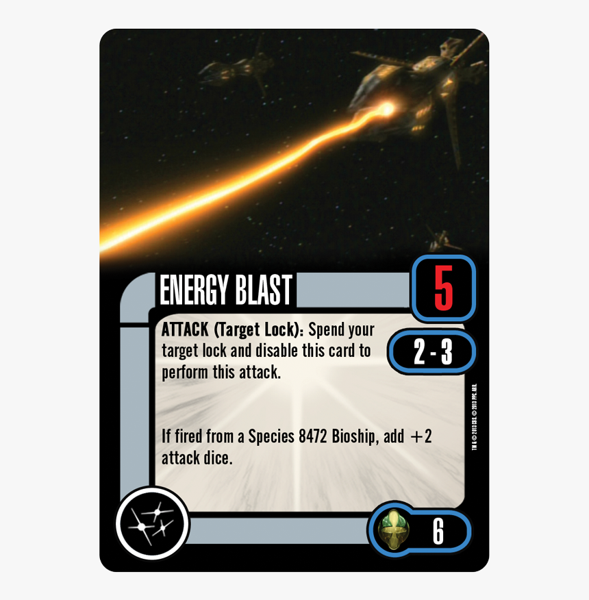 Weapon Energy Blast - Red Alert Star Trek Card, HD Png Download ...
