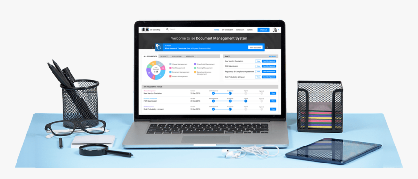 Document Management System, HD Png Download , Transparent Png Image ...