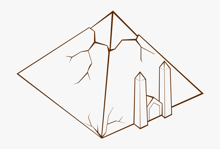 Rpg Map Symbols Pyramid - Fantasy Map Icons Pyramid, HD Png Download ...