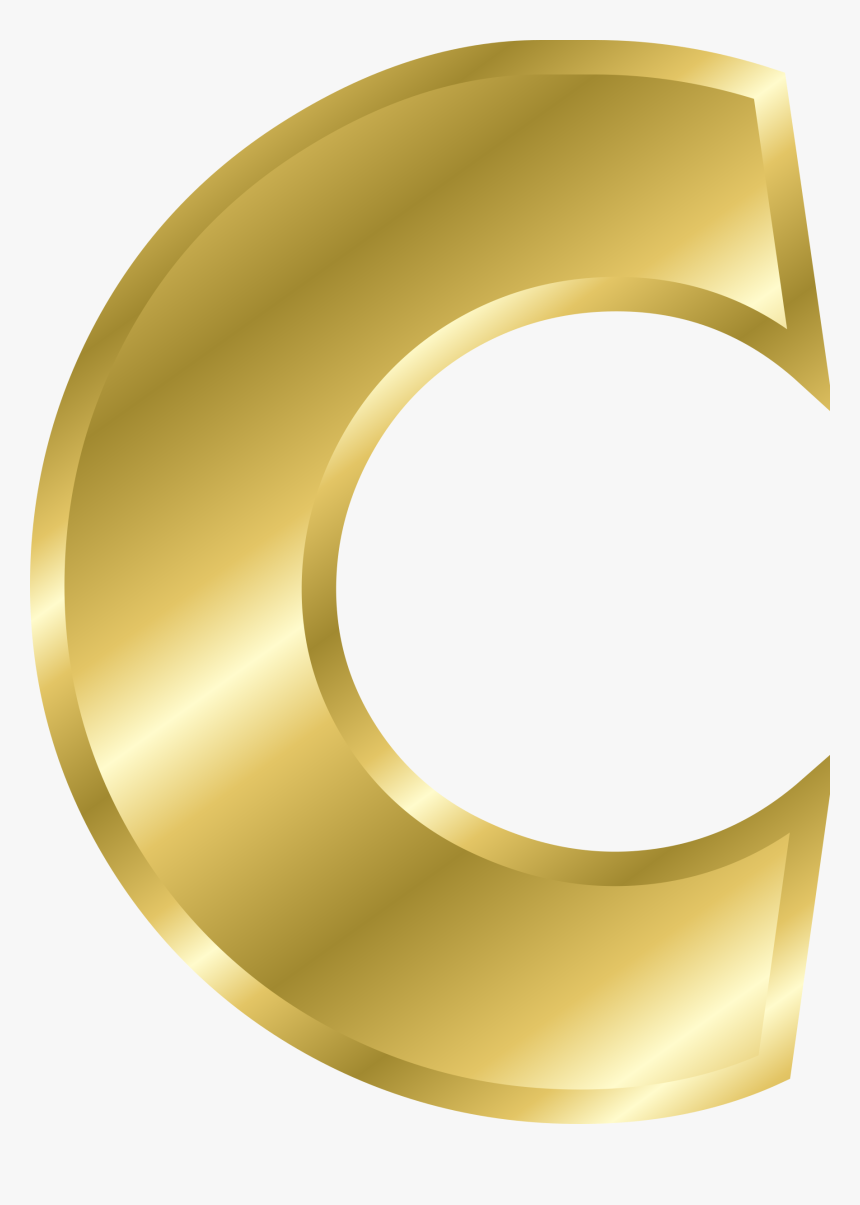 Gold Metallic Letters Clipart