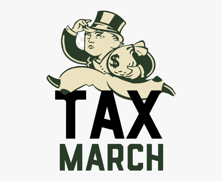March Tax San Francisco Today Clipart Transparent Png - Tax The Rich ...
