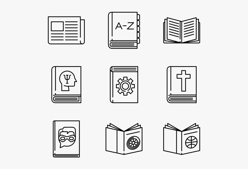 Library - Library Icon Png Vector, Transparent Png , Transparent Png ...
