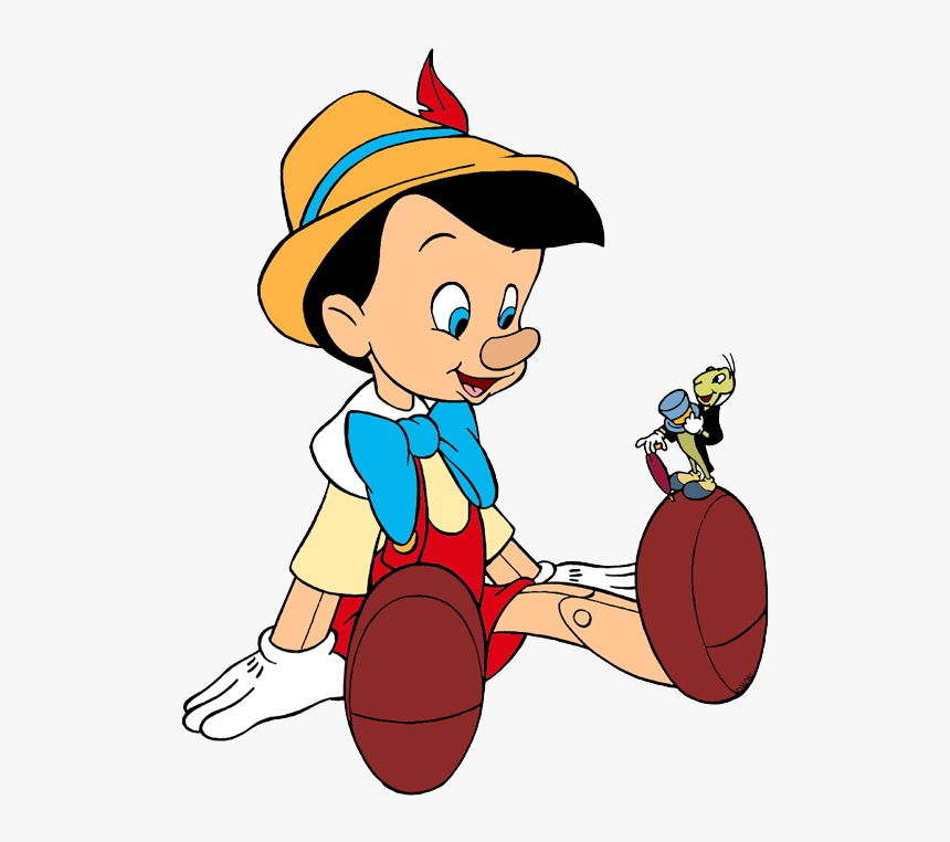 Draw Pinocchio Sitting Down, HD Png Download , Transparent Png Image ...