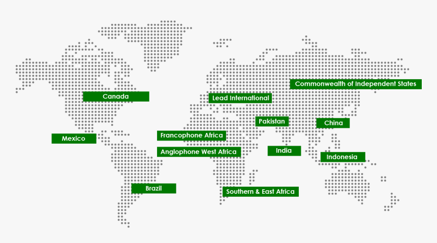 Lead Global Network - World Map Vector, HD Png Download , Transparent ...