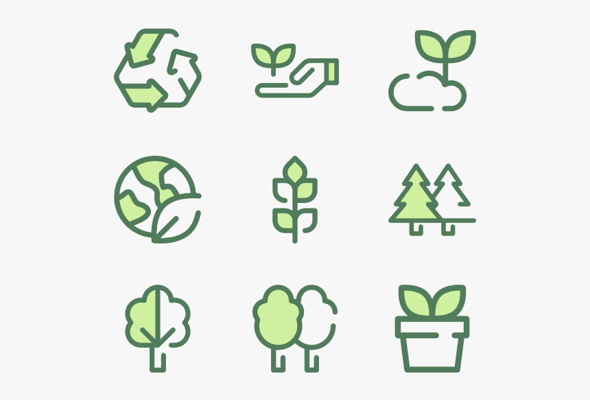 Essential Set - Nature Icon Vector Png, Transparent Png , Transparent ...