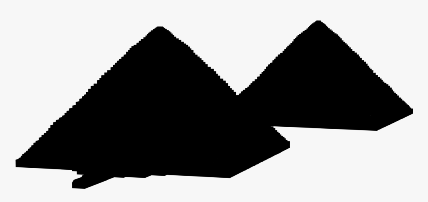 Pyramid Silhouette - Pyramid Silhouette Png, Transparent Png ...