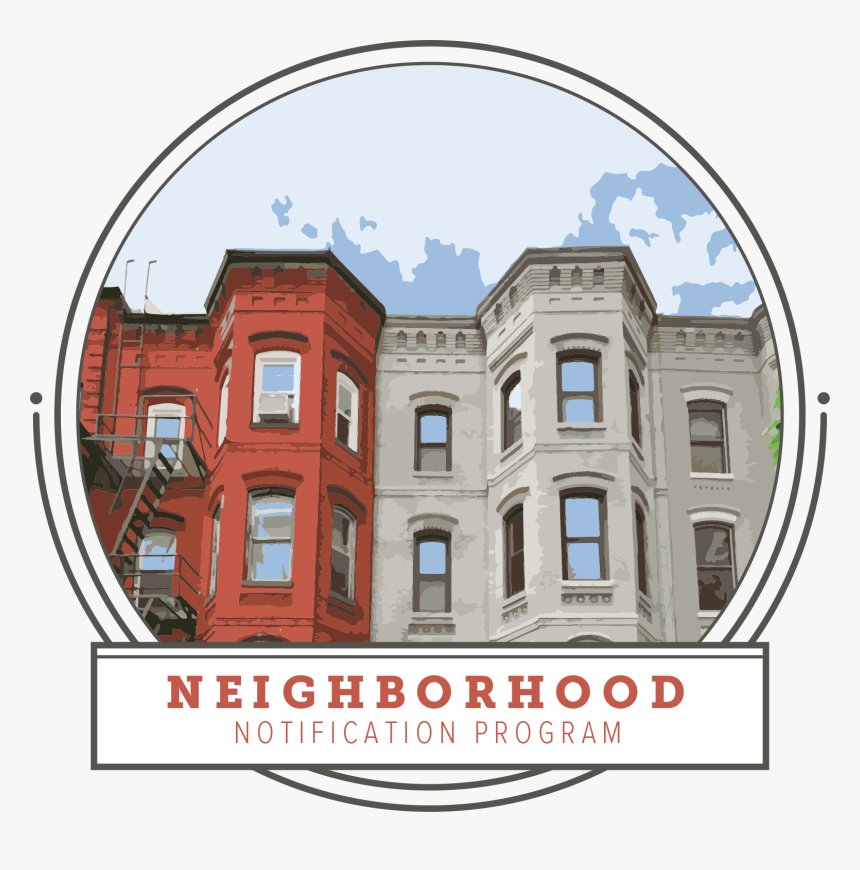 Neighbor Notification Program - Washington Dc Row Homes, HD Png ...