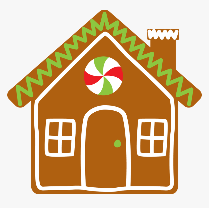 Lovely Gingerbread House - Transparent Background Gingerbread House ...