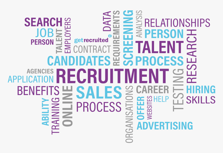 Recruitment Word Cloud Get Rec - Get Recruited, HD Png Download ...