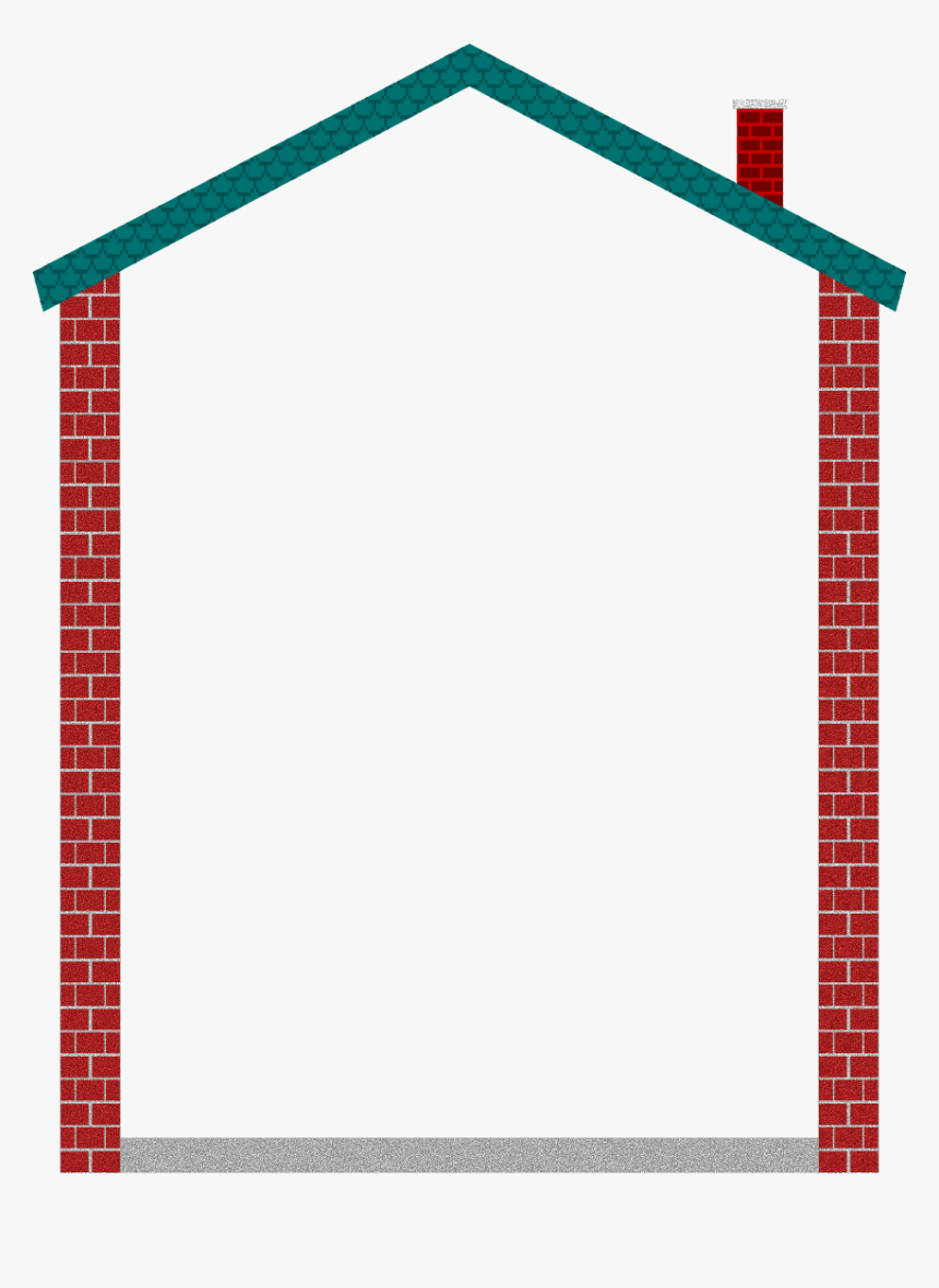 Border Home Clipart Gingerbread House Decorative Borders - House Border ...