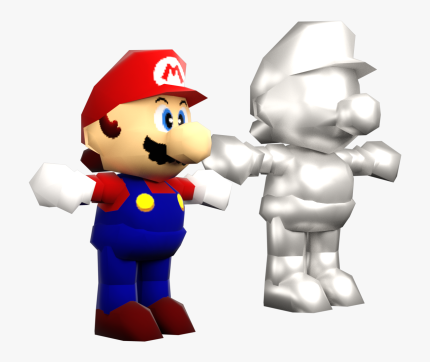 Mario 64 Png - Cartoon, Transparent Png , Transparent Png Image - PNGitem