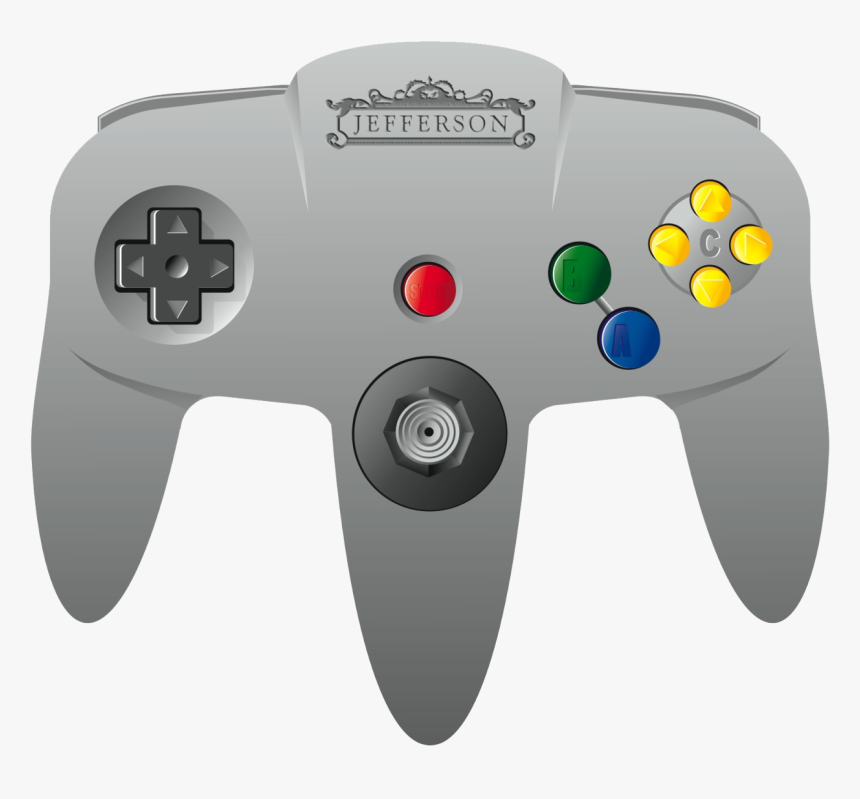 Control De Nintendo 64 , Png Download - Nintendo 64 Controller Vector ...