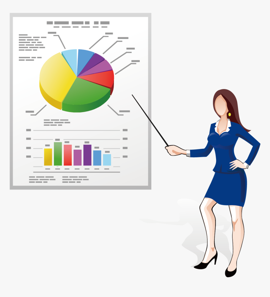 Woman Business Euclidean Vector - Business Woman Vector, HD Png ...