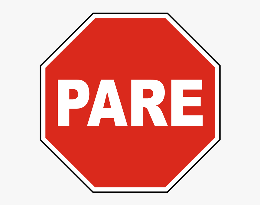 Spanish Stop Safety Sign - Stop Sign, HD Png Download , Transparent Png ...