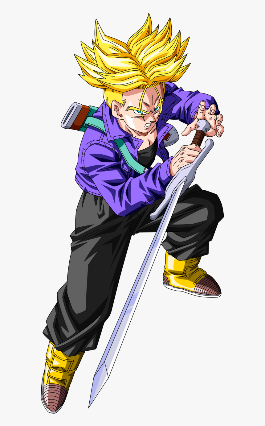 No Caption Provided - Dragon Ball Z Trunks Ssj, HD Png Download ...