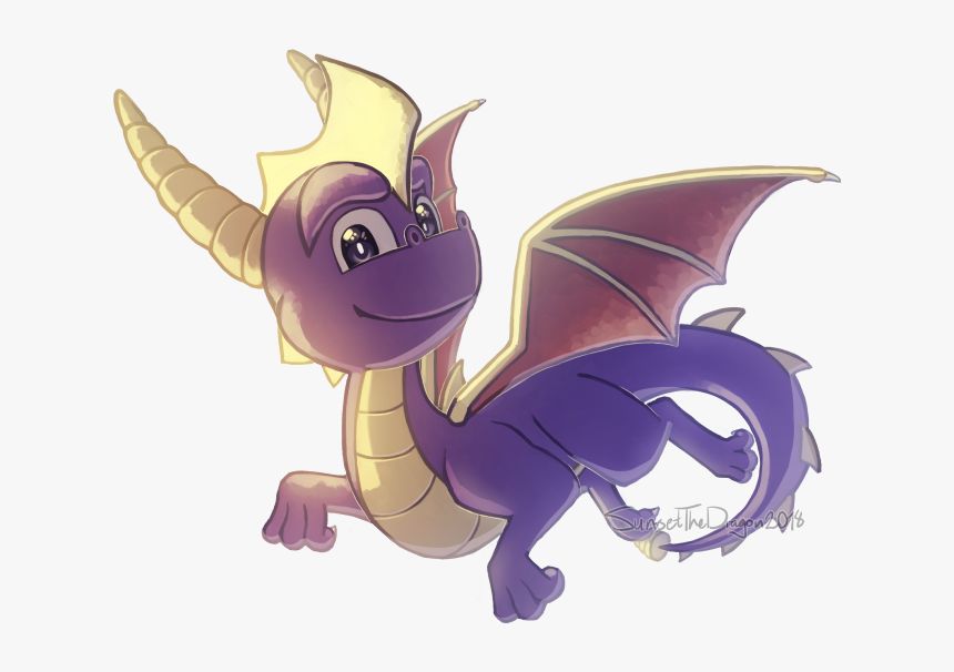 Pin By Folonight On Spyro The Dragon - Spyro Chibi Png, Transparent Png ...