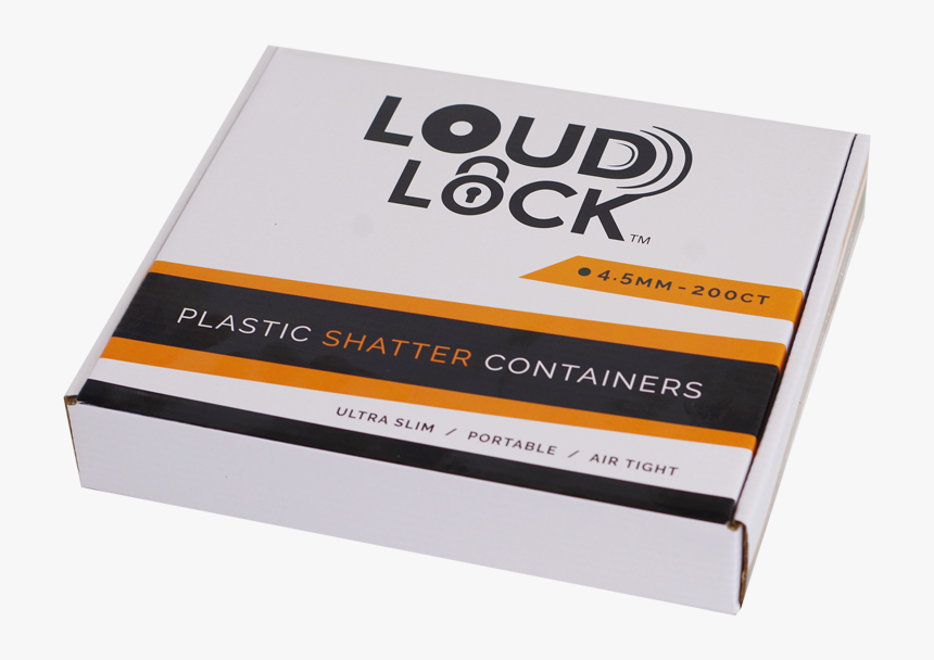 Loud Lock Plastic Shatter Container - Paper, HD Png Download ...